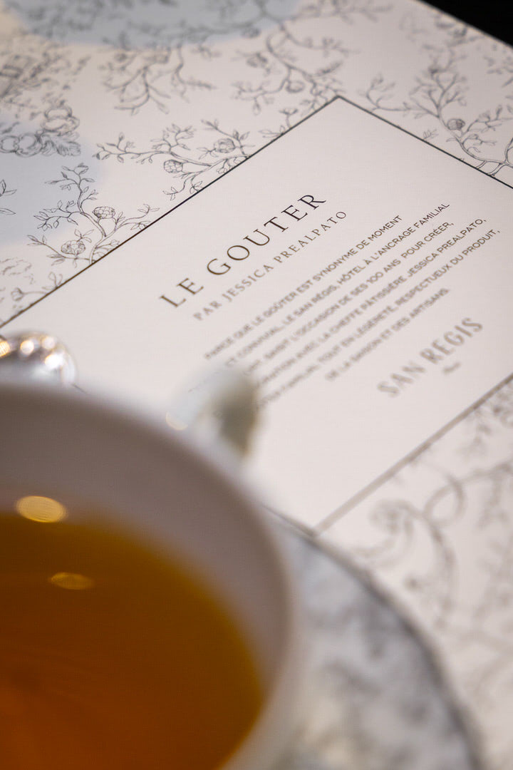 On a testé le goûter de Jessica Préalpato à l'hôtel San Régis